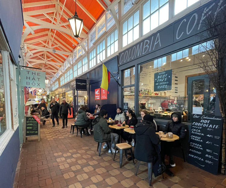 We Love Our Local Oxford Covered Market – Colombia Coffee Roasters